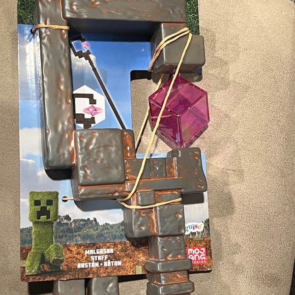 Costumes | Minecraft Movie Malgosha Piglin Staff Hand Held Prop Target ...